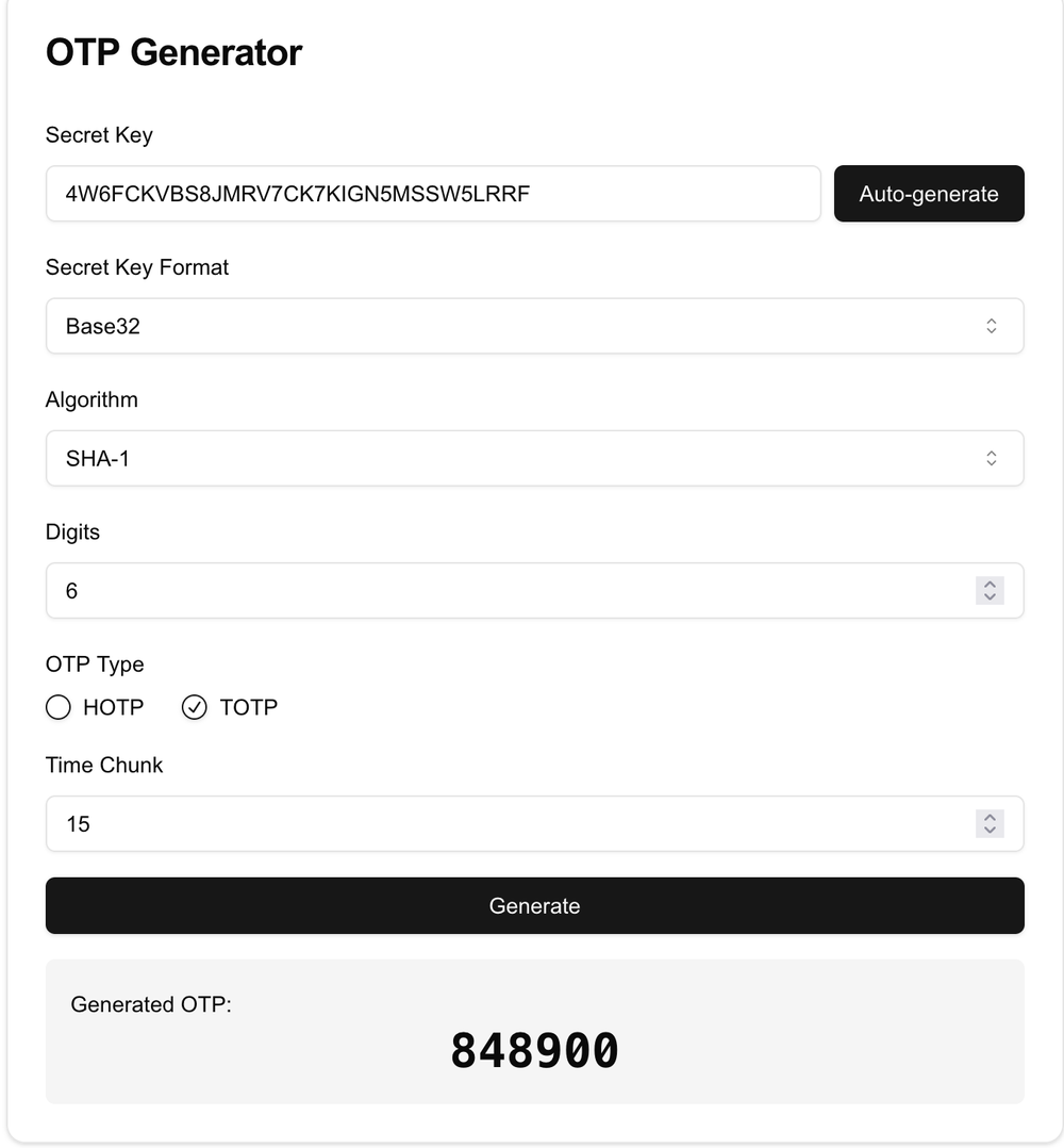 Behind the 6-digit code: Building HOTP and TOTP from scratch